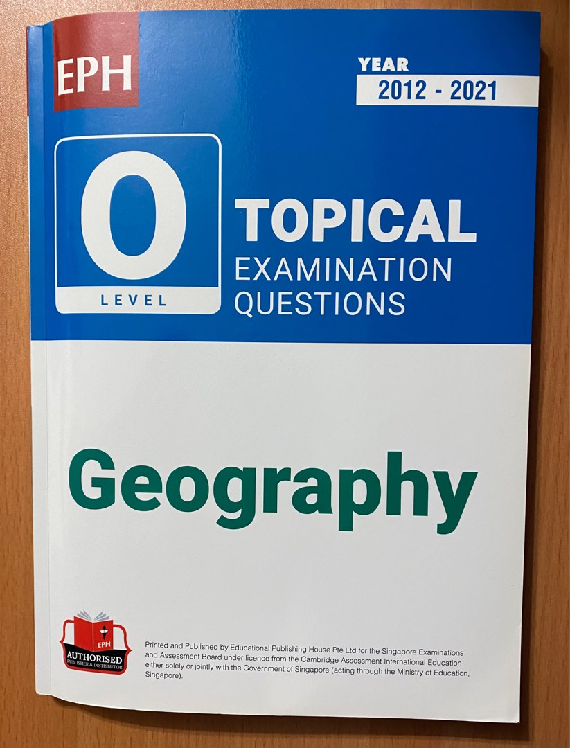 o level pure geography topical tys, Hobbies & Toys, Books & Magazines ...