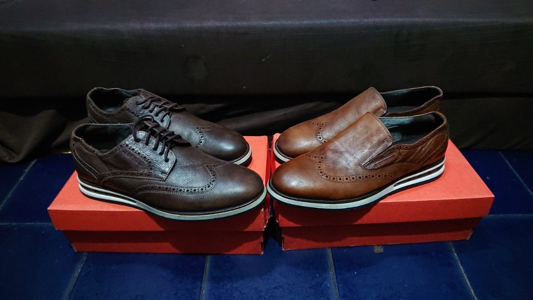 OBERMAIN wingtip, Fesyen Pria, Sepatu , Sepatu Formal di Carousell