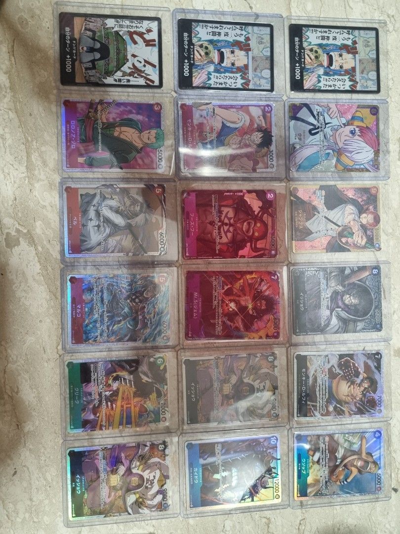 One piece TCG cards, Hobbies & Toys, Toys & Games on Carousell