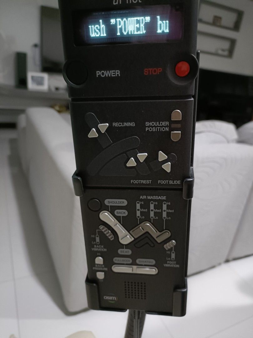 Osim upilot massage Chair, Furniture & Home Living, Furniture, Other ...