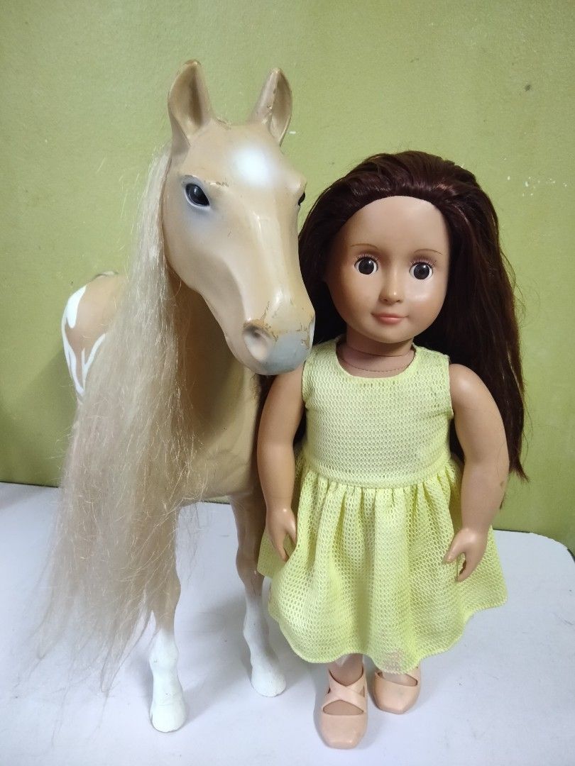 Our Generation Horse & Doll Set, Hobbies & Toys, Toys & Games on Carousell