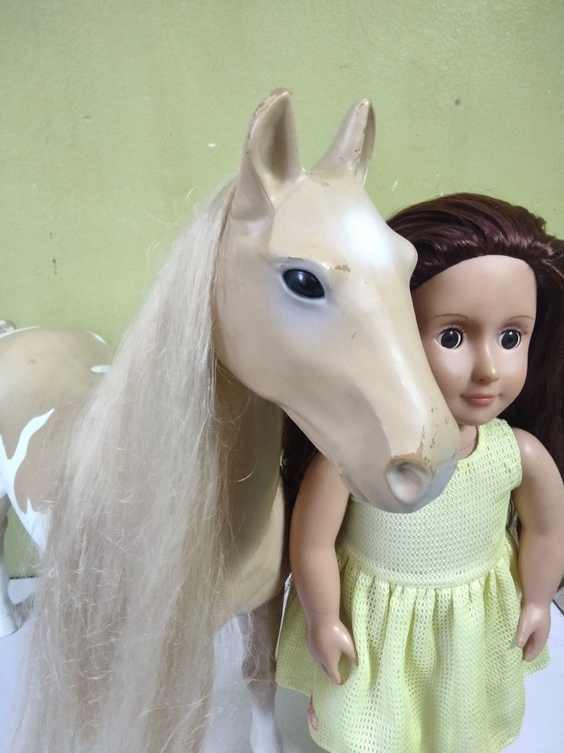 Our Generation Horse & Doll Set, Hobbies & Toys, Toys & Games on Carousell