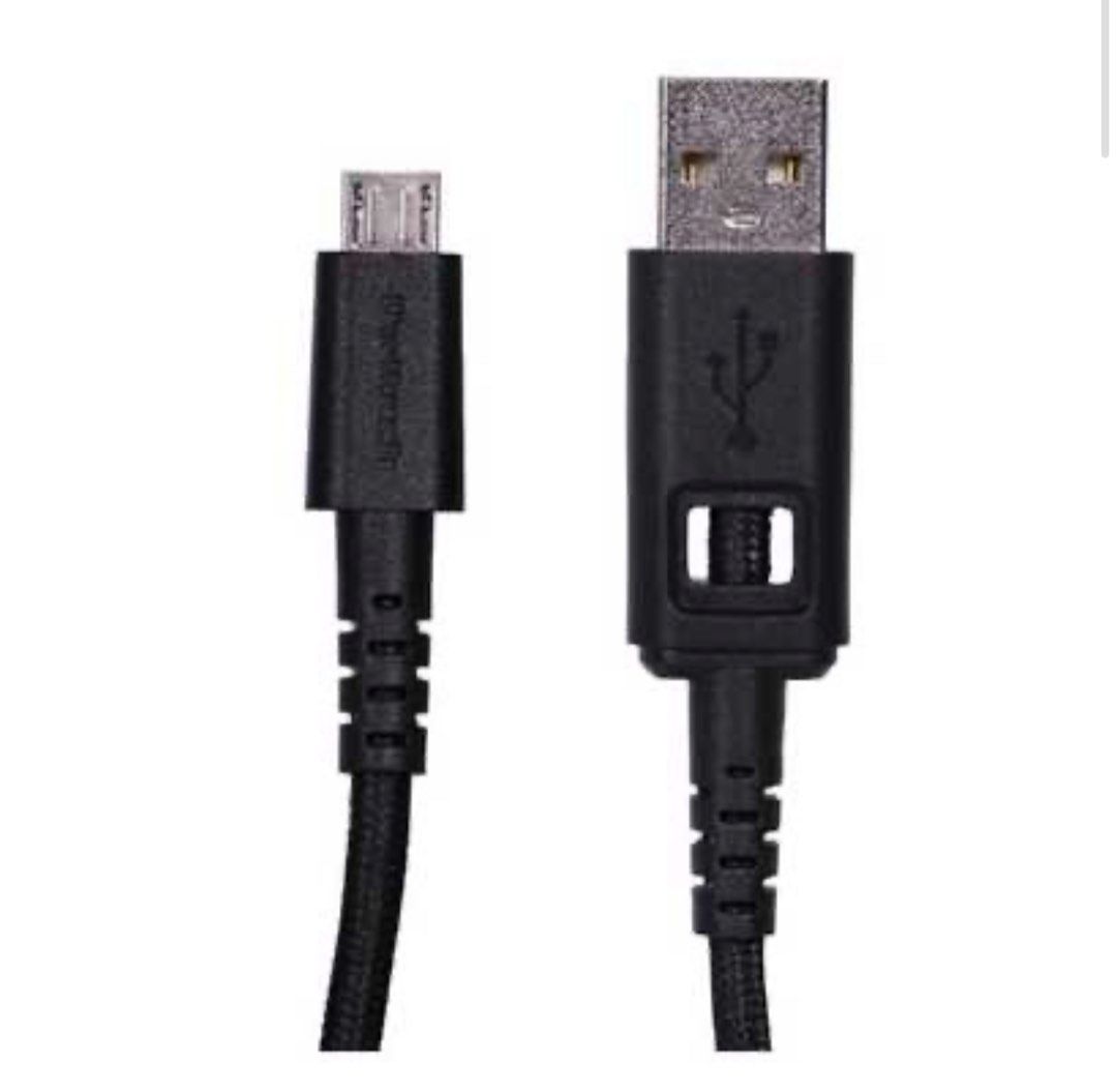 日本Owltech USB-A Micro USB (20cm) 高速充電線 2.4A轉送 Data 數據 MFi認証, 手提電話, 電話及 ...