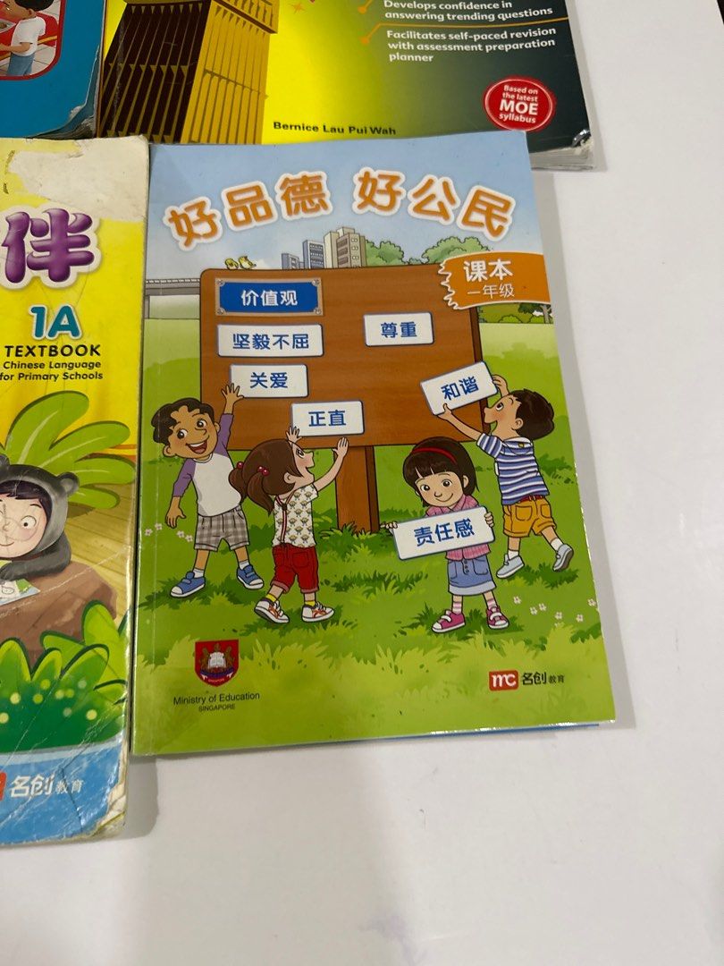 P1 Chinese & Math Textbook Bundle, Hobbies & Toys, Books & Magazines ...