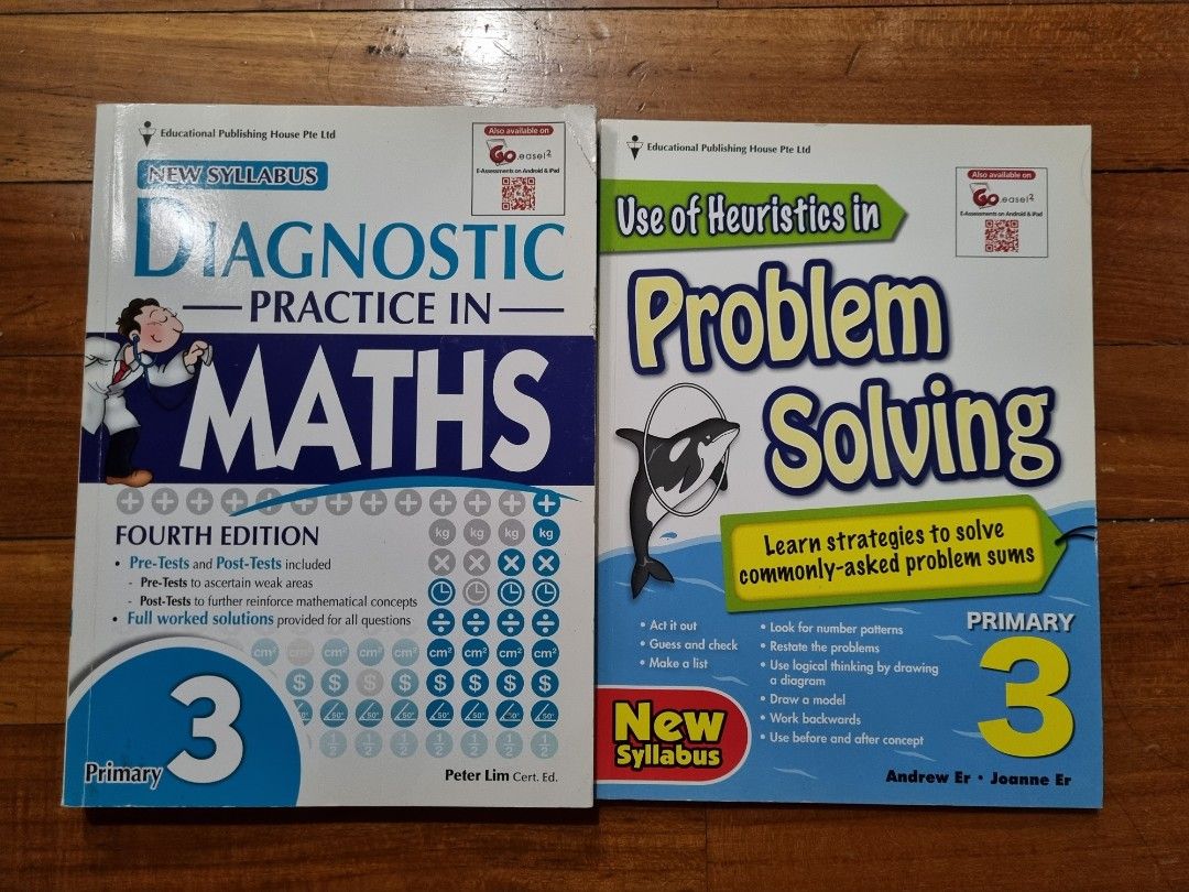 P3 Math Assessment Books + P3 and 4 Science Assessment Books, Hobbies ...