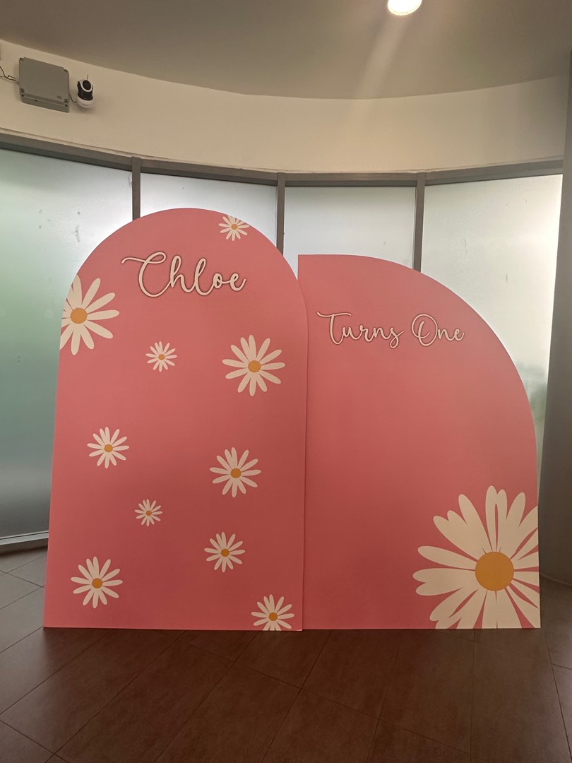party board - chloe turns one, Hobbies & Toys, Stationery & Craft ...
