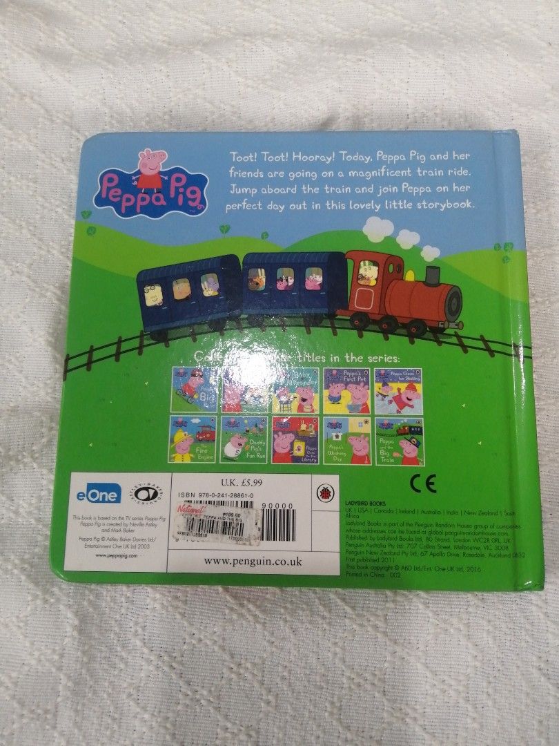 Peppa Pig big train book, Hobbies & Toys, Books & Magazines, Children's ...