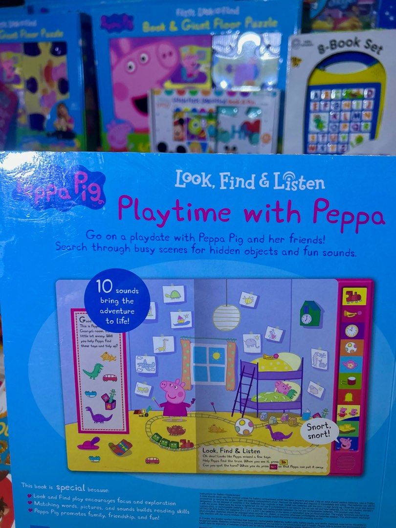 Peppa Pig Look Find and Listen, Hobbies & Toys, Books & Magazines ...