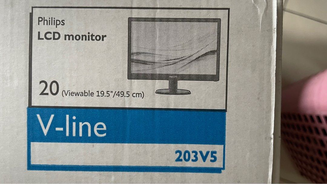 Philips 203V5 Monitor, Computers & Tech, Desktops on Carousell