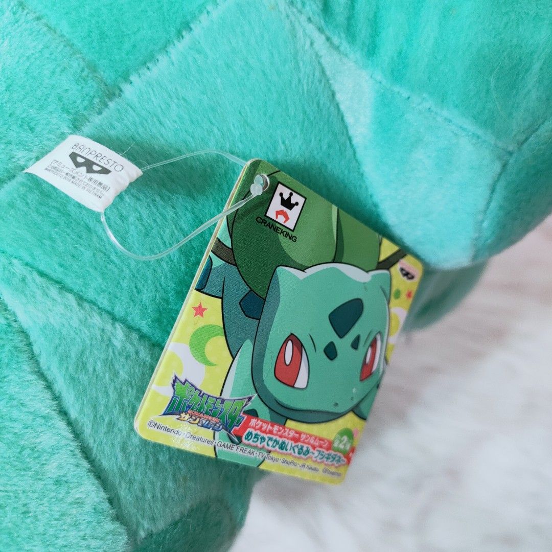 Pokemon Bulbasaur Wink Super Jumbo Plush, Hobbies & Toys, Toys & Games ...