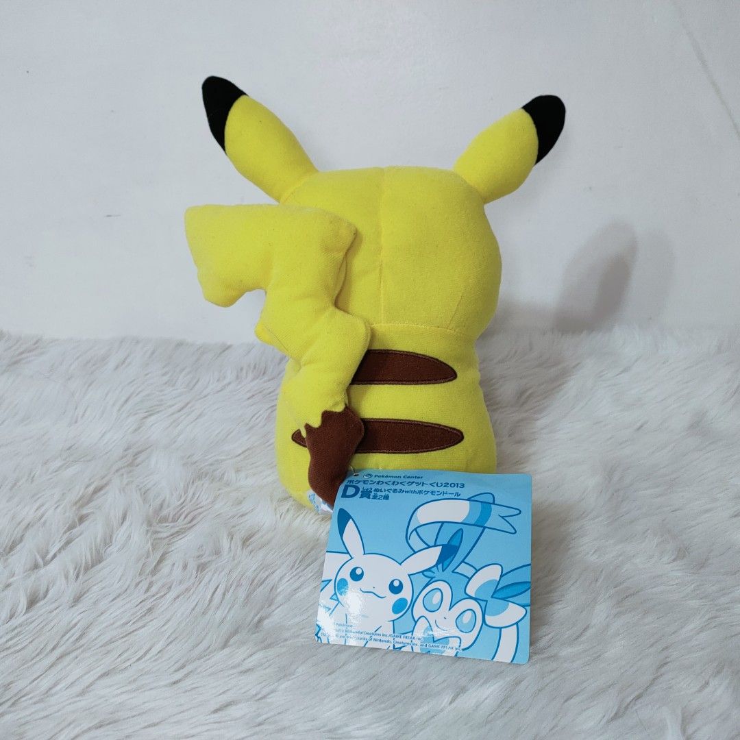 Pokemon Center Pikachu with Baby Pichu Plush, Hobbies & Toys, Toys ...