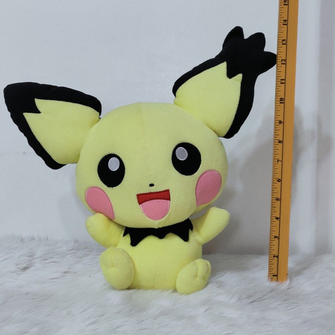Pokemon Center Spiky Eared Pichu Plush, Hobbies & Toys, Toys & Games on ...