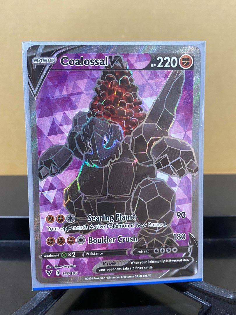 Pokemon Coalossal V FA PTCG, Hobbies & Toys, Toys & Games on Carousell