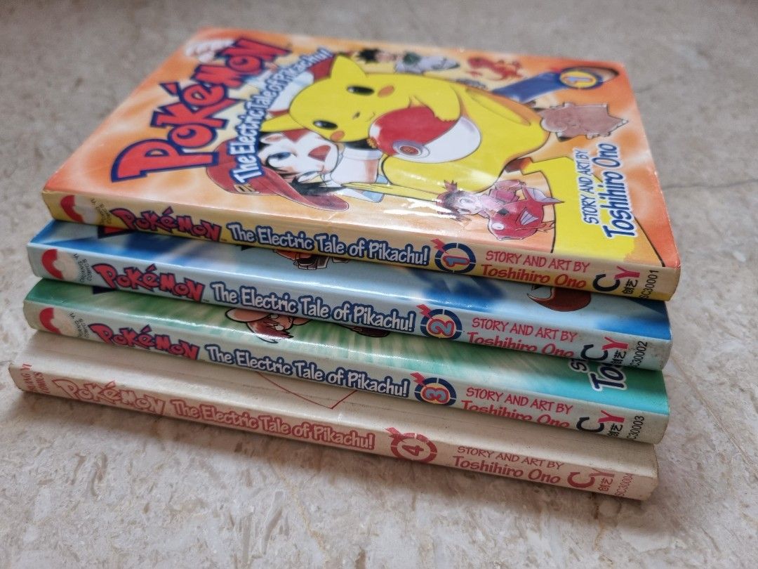 Pokemon comics.. The Electric Tale of Pikachu, Hobbies & Toys, Books ...