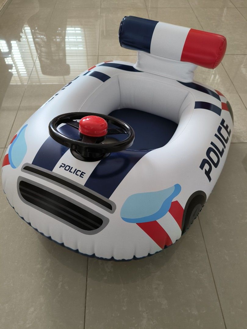 Police car water float, Sports Equipment, Sports & Games, Water Sports ...
