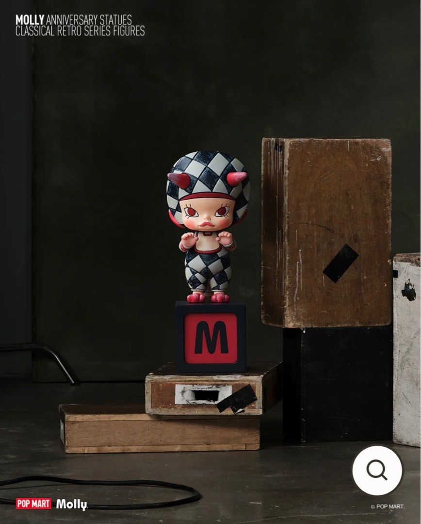 POP MART Molly Anniversary Statues Classical Retro Series, Hobbies ...