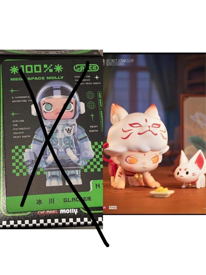 Popmart Molly Glazier / Dimoo Fox Spirit, Hobbies & Toys, Toys & Games ...