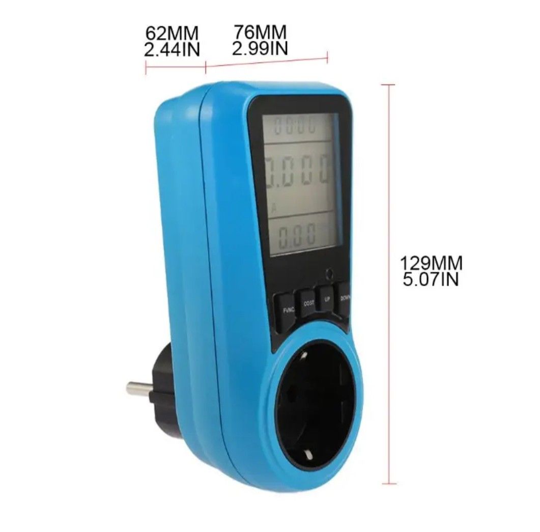 Power Meter Plug, Power Consumption Monitor Electricity Usage Monitor ...