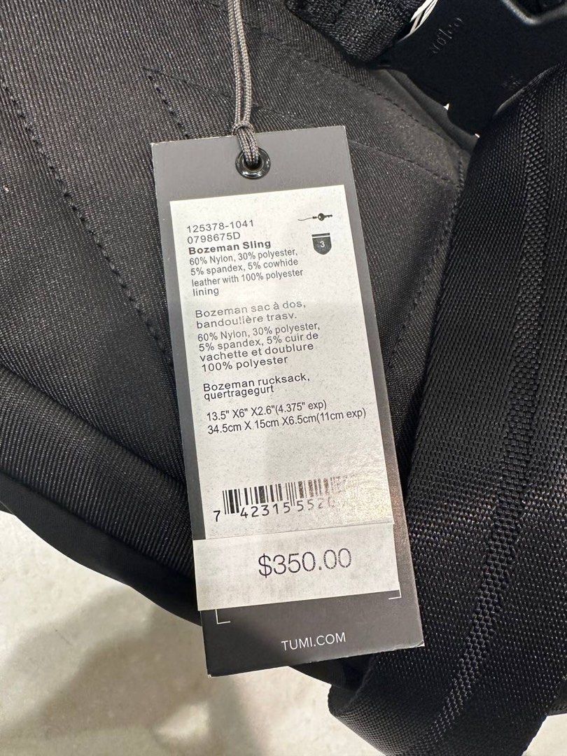 (PREORDER) TUMI BOZEMAN SLINN, Women's Fashion, Bags & Wallets, Cross ...