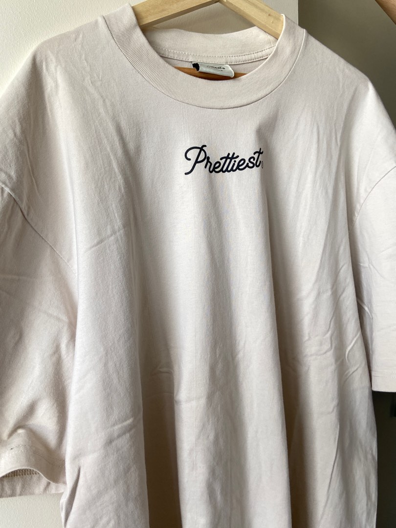Prettiest Pretty Boys Club Script Oat Tee, Men's Fashion, Tops & Sets, Tshirts & Polo Shirts on ...