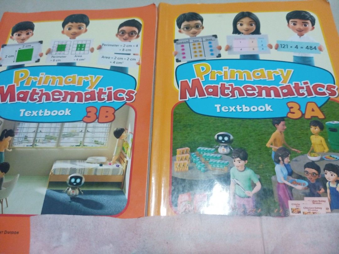 Primary 3 Maths 3A/3B Textbooks, Hobbies & Toys, Books & Magazines ...