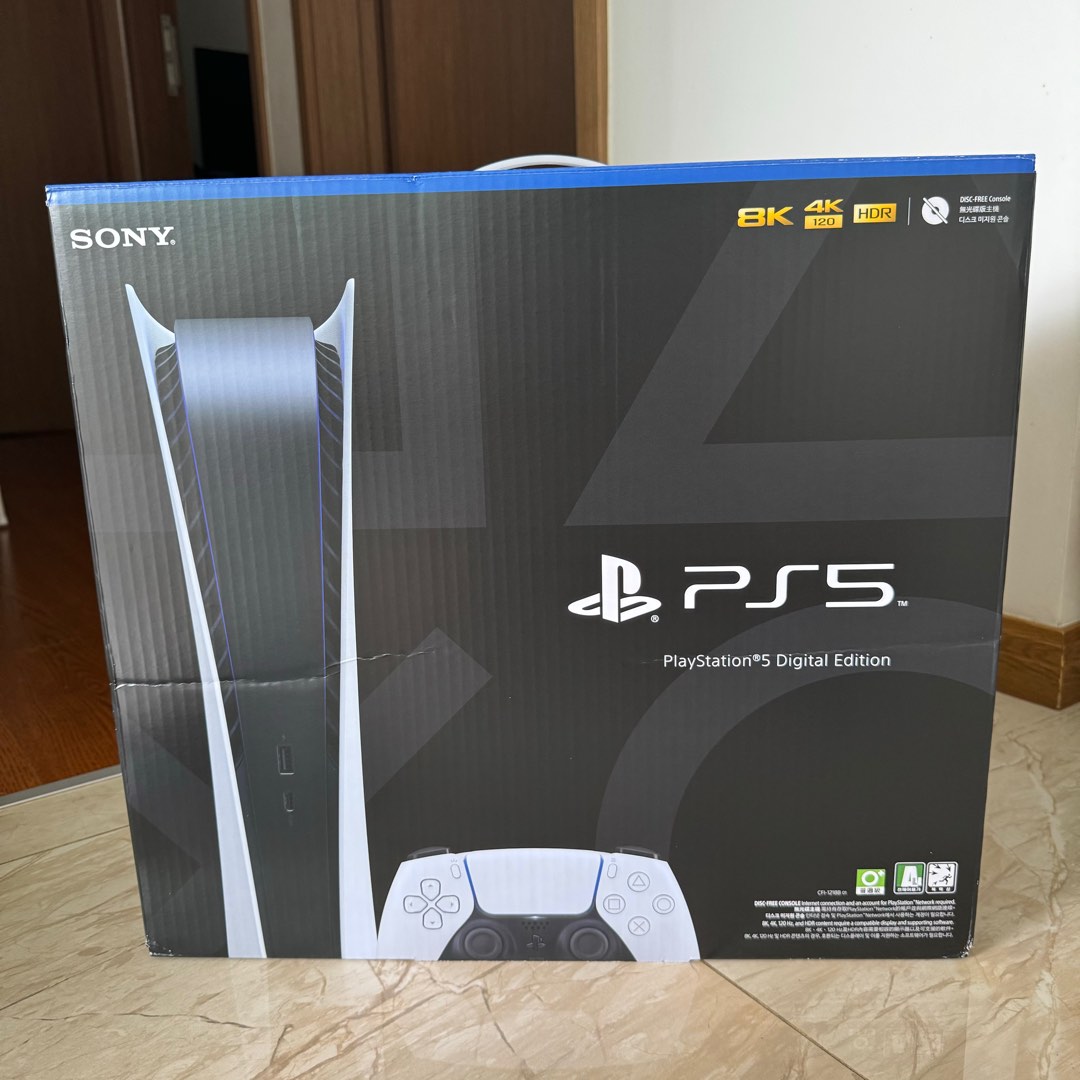 (BNIB) PS5 Digital Edition, Video Gaming, Video Game Consoles ...