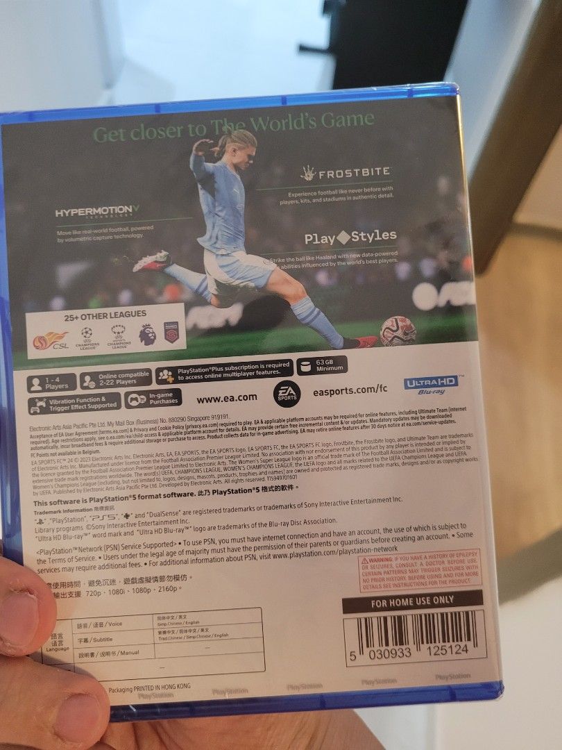 Ps5 FC 24 Brand new, Video Gaming, Video Games, PlayStation on Carousell