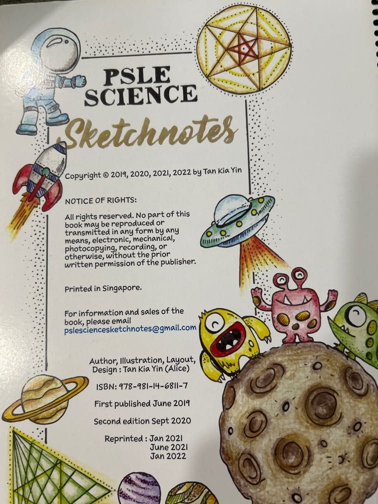 PSLE Science Sketchnotes by Alice Tan, Hobbies & Toys, Books ...
