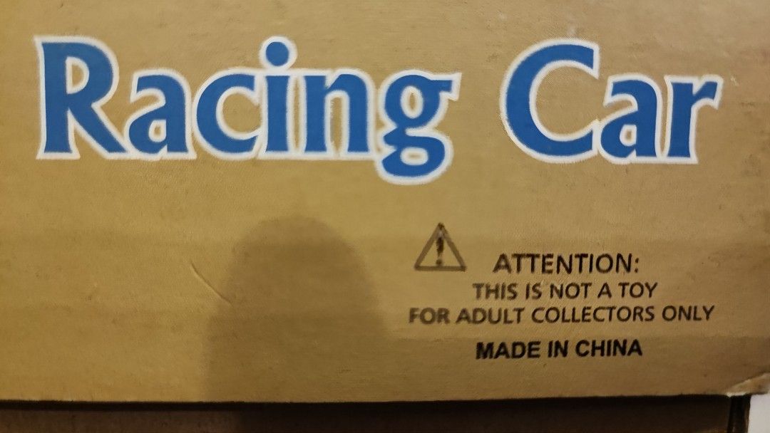 Racing Car with Wind-Up Spring Mechanism, Hobbies & Toys, Toys & Games ...