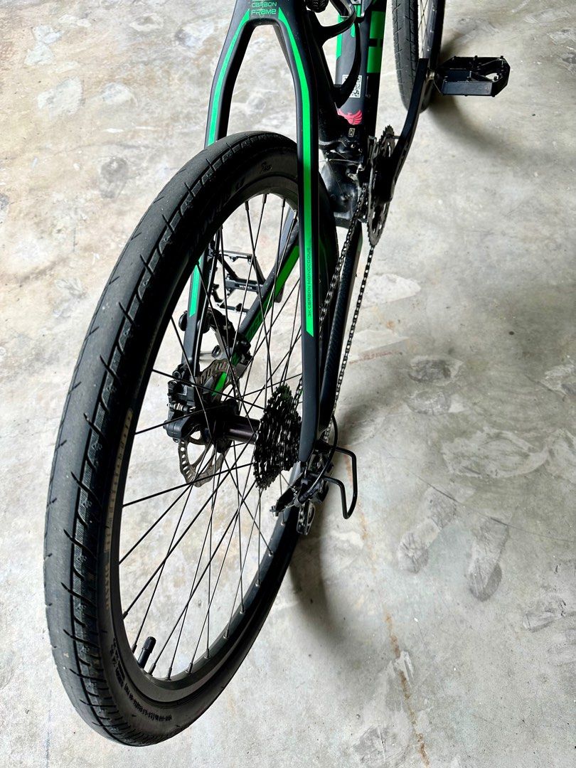 Rare Carbon frame 26” Hybrid / MTB bicycle with road and offroad wheels, Sports Equipment ...