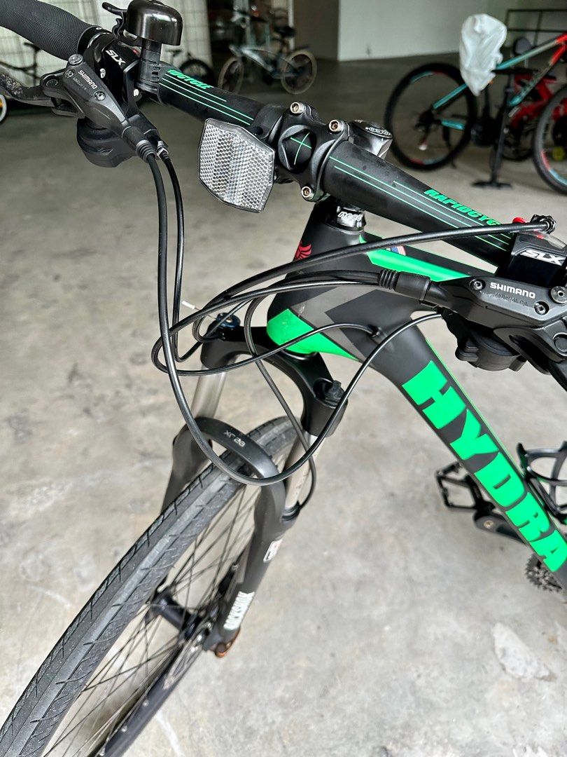 Rare Carbon frame 26” Hybrid / MTB bicycle with road and offroad wheels, Sports Equipment ...