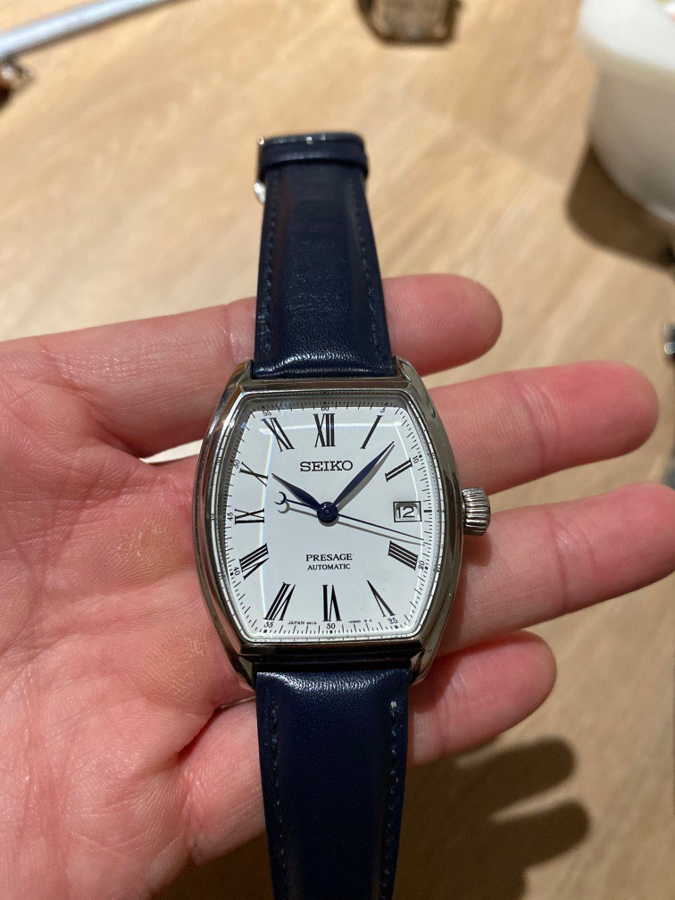RARE Seiko Tonneau SARX051 Enamel Dial Presage, Luxury, Watches on ...