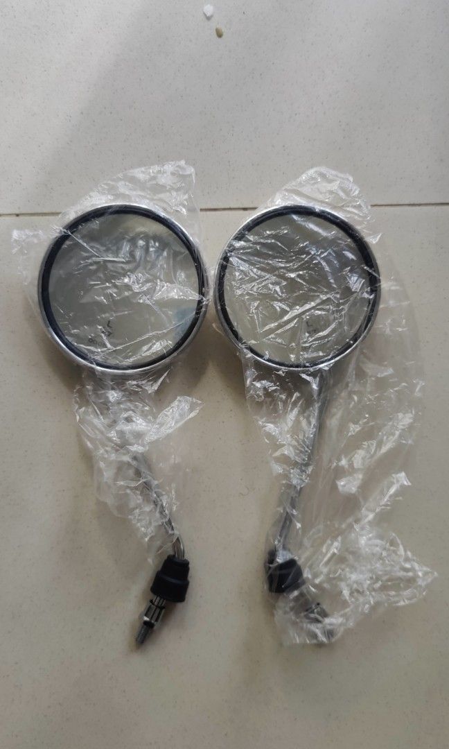 Retro Motorcycle Mirrors, Motorcycles, Motorcycle Accessories on Carousell