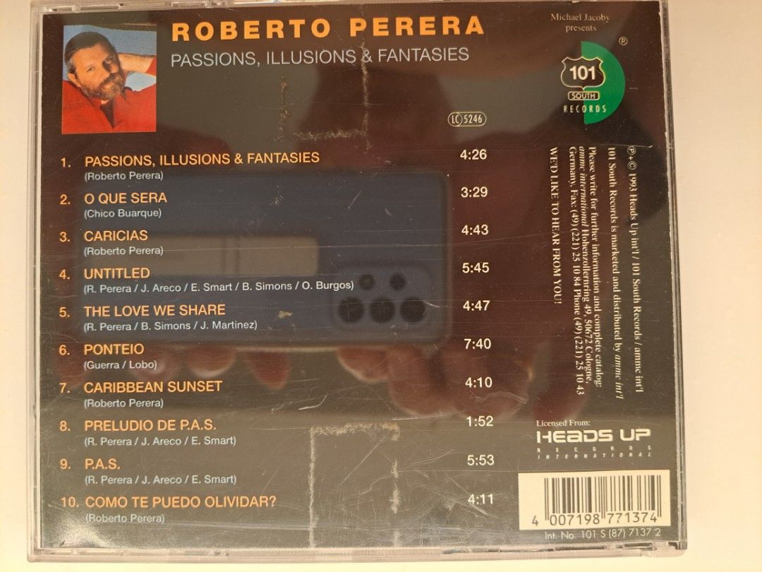Roberto Perera - Passions, Illusions & Fantasies. Harp, plus of ...