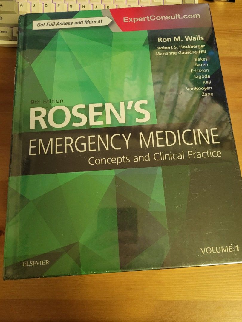 Rosen's emergency medicine, 9th edition, 2 volume set, Hobbies & Toys ...
