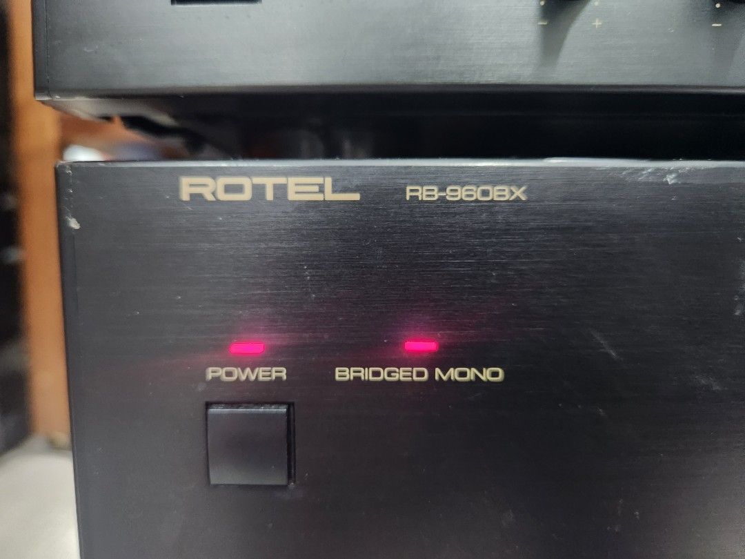 Rotel MonoBlock Power Amp and Preamp RB-960BX RC-960BX, Audio ...