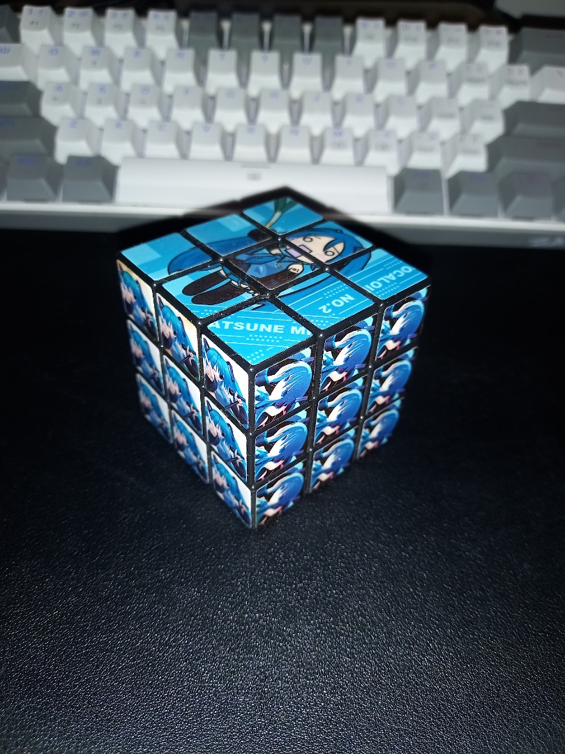 Rubik's Cube: Hatsune Miku [Unlicensed], Hobbies & Toys, Toys & Games on Carousell
