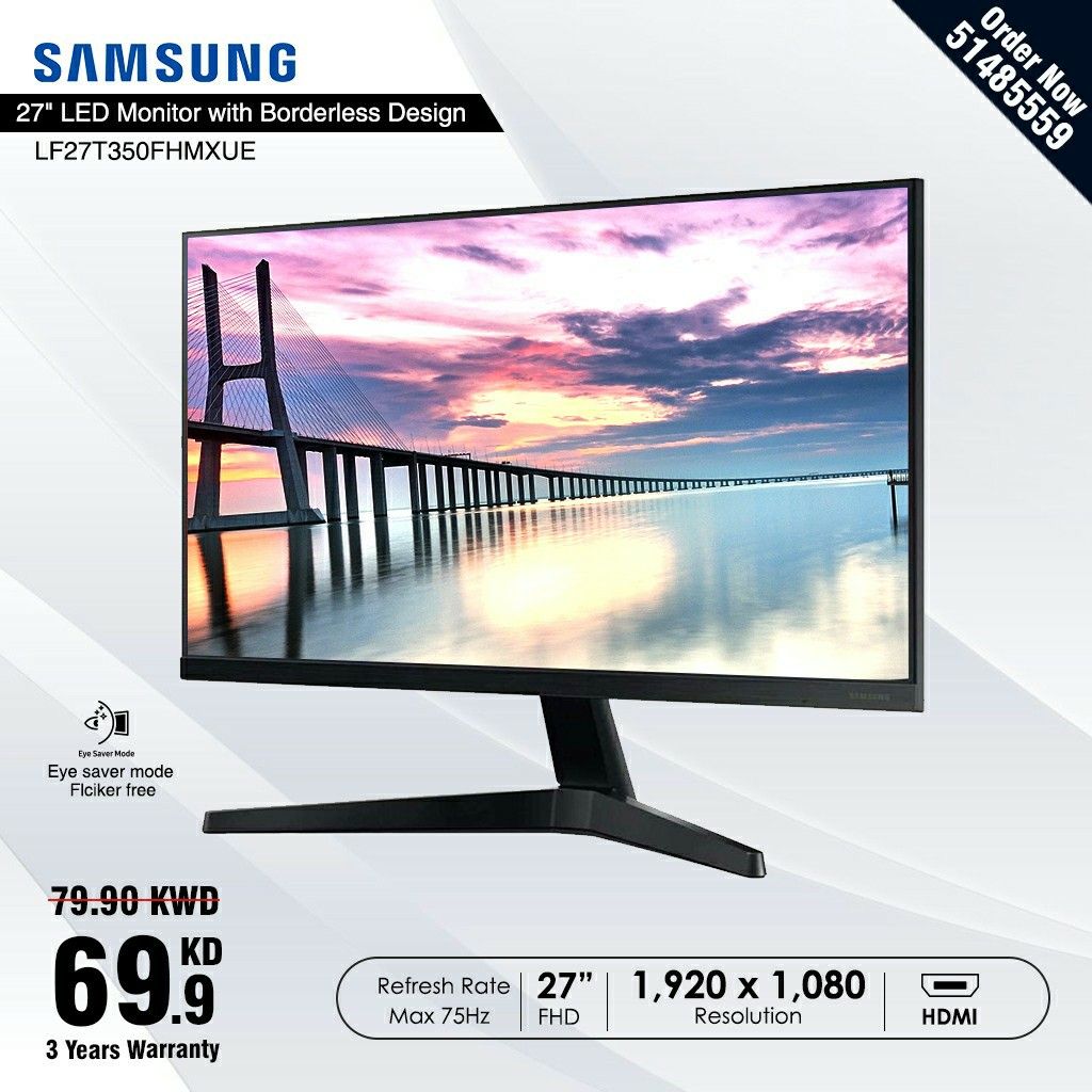Samsung 27" Monitor / brand new seal in box, 3 year local warr ...
