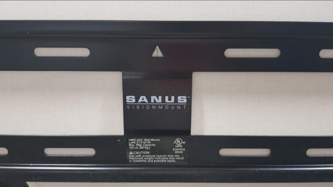 Sanus TV Wall Mount Kit, Furniture & Home Living, Furniture, TV ...