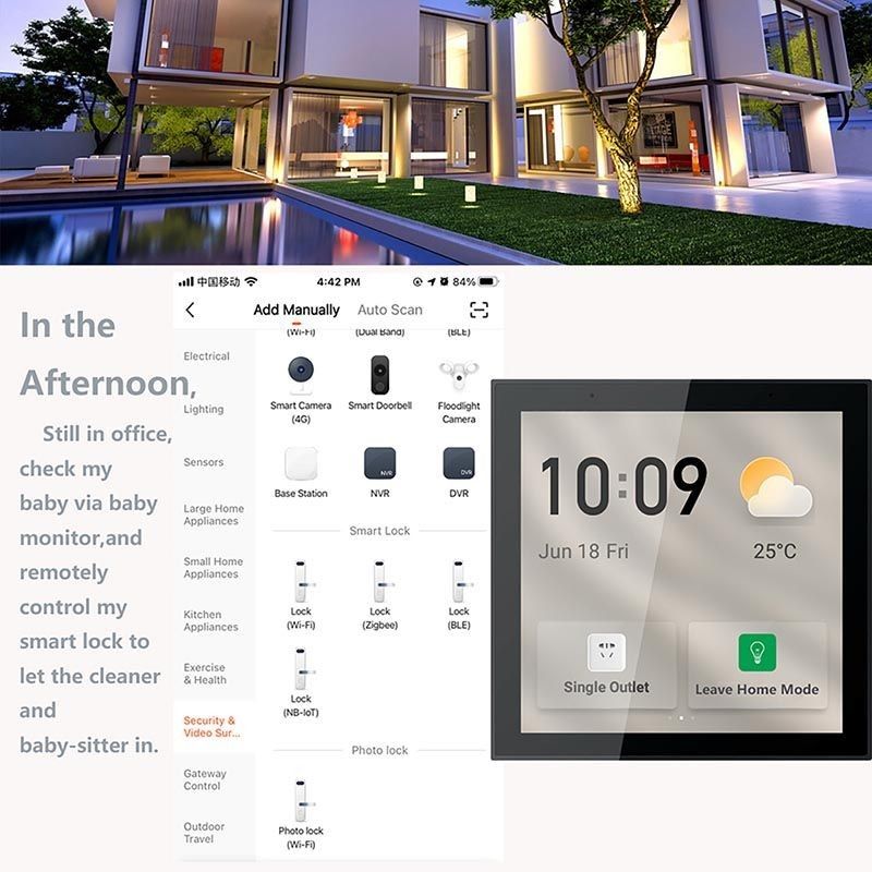 SCT Zigbee Smart Scenario Control Panel (Device Switch + Scene Panel ...