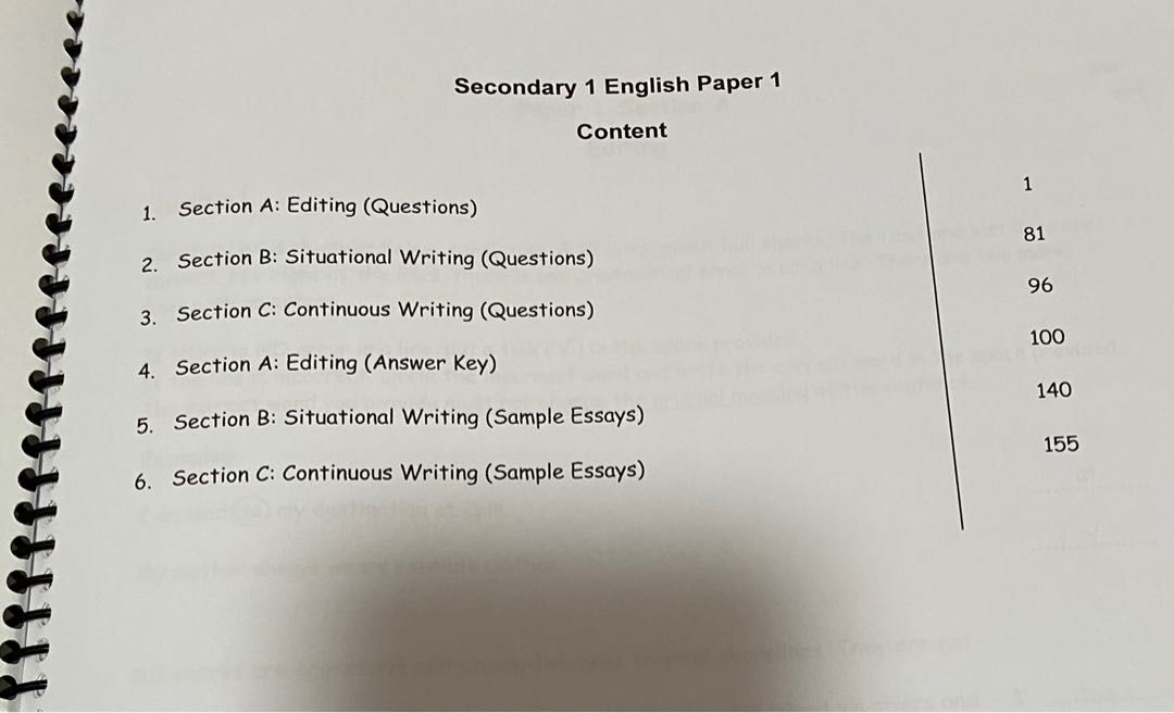 Sec 1 English Phd assessment book, Hobbies & Toys, Books & Magazines ...