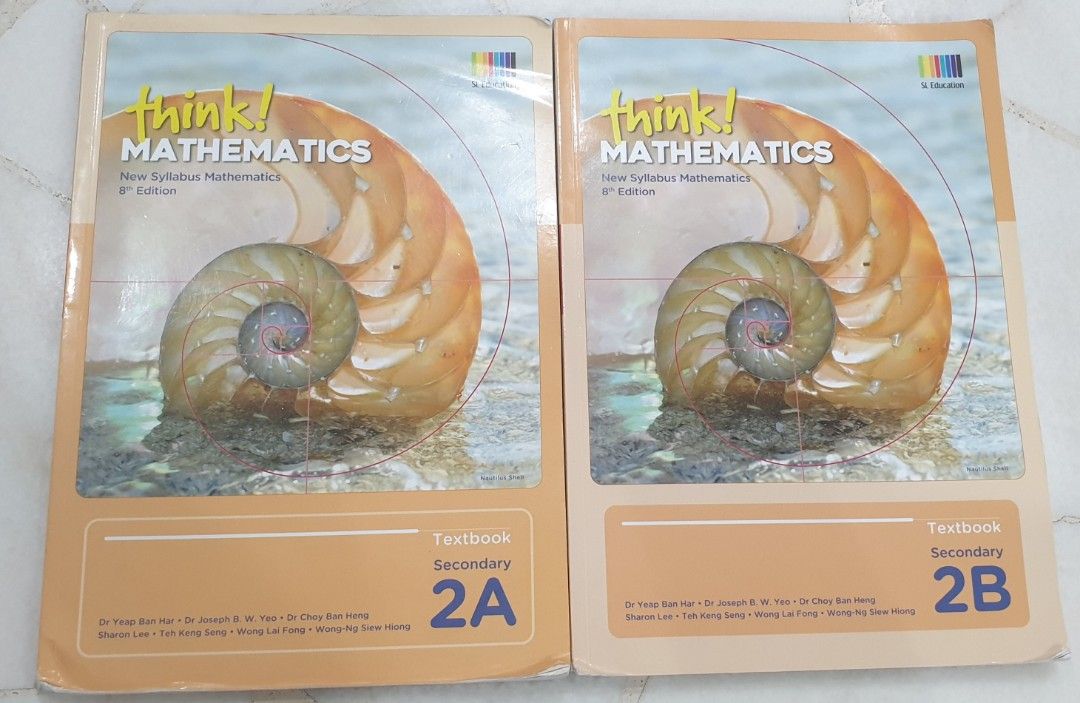 Sec 2 Math Textbook, Hobbies & Toys, Books & Magazines, Textbooks on ...