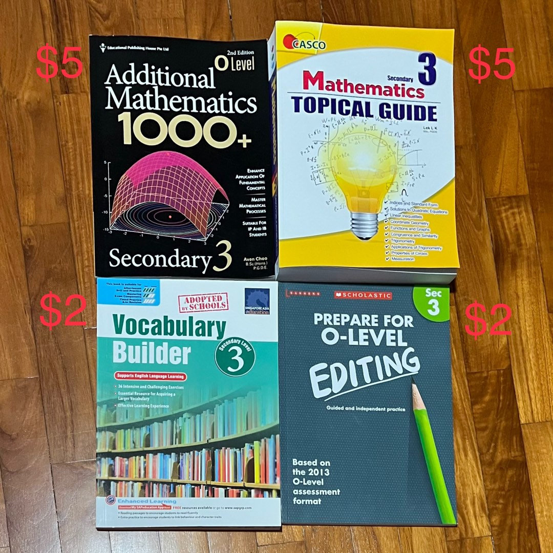 Sec 3 Assessment Books - A Math | Math | English, Hobbies & Toys, Books & Magazines, Assessment ...