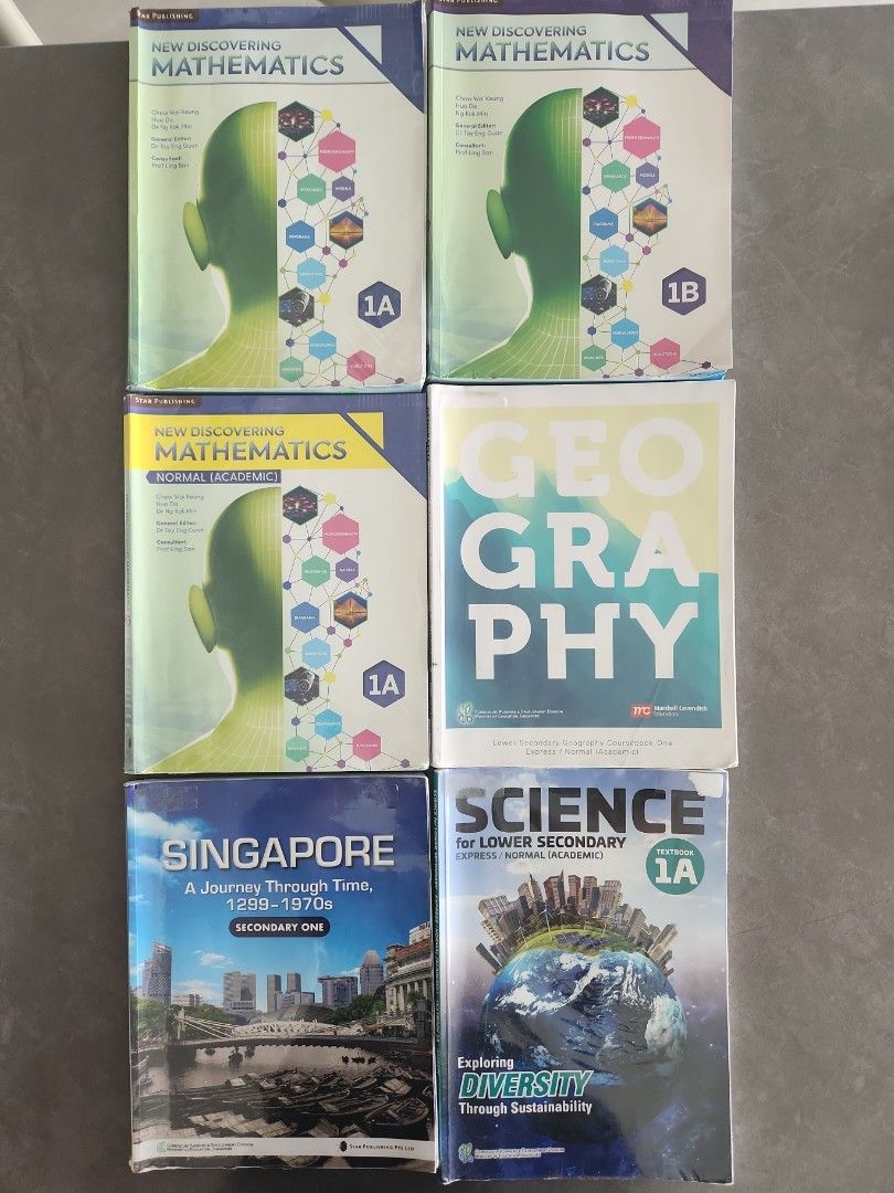 Secondary 1 textbooks, Hobbies & Toys, Books & Magazines, Textbooks on ...