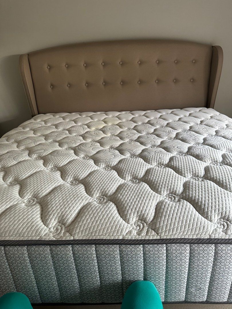 Serta king size iposture Latex, Perabotan Rumah di Carousell