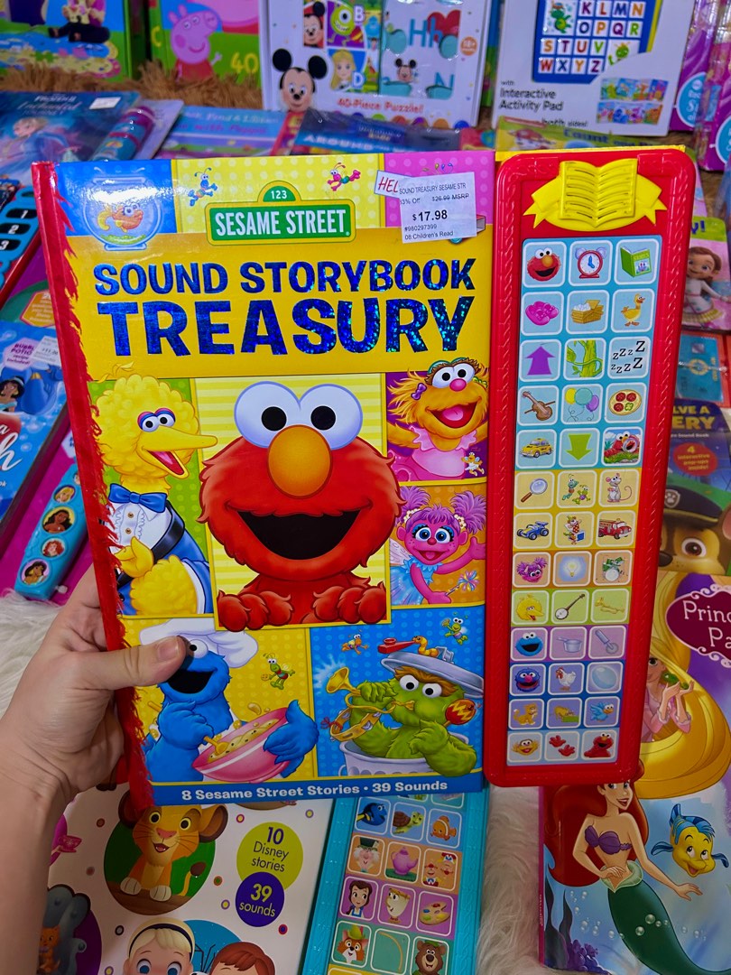Sesame Street Sound Storybook Treasury, Hobbies & Toys, Books ...