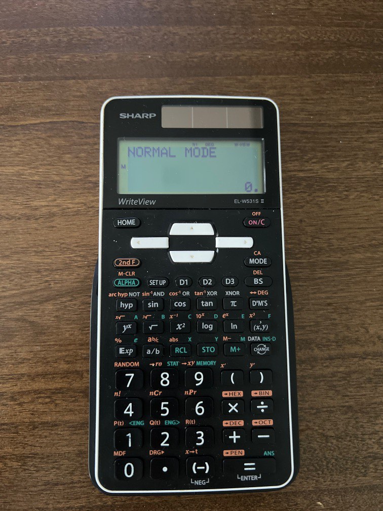 Sharp EL W531s calculator, Hobbies & Toys, Stationery & Craft ...