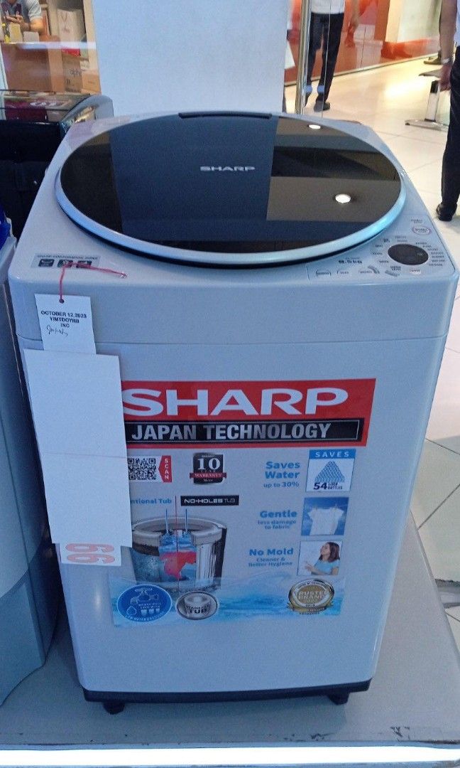 SHARP TOP LOAD AUTOMATIC WASHING MACHINE, TV & Home Appliances, Washing ...