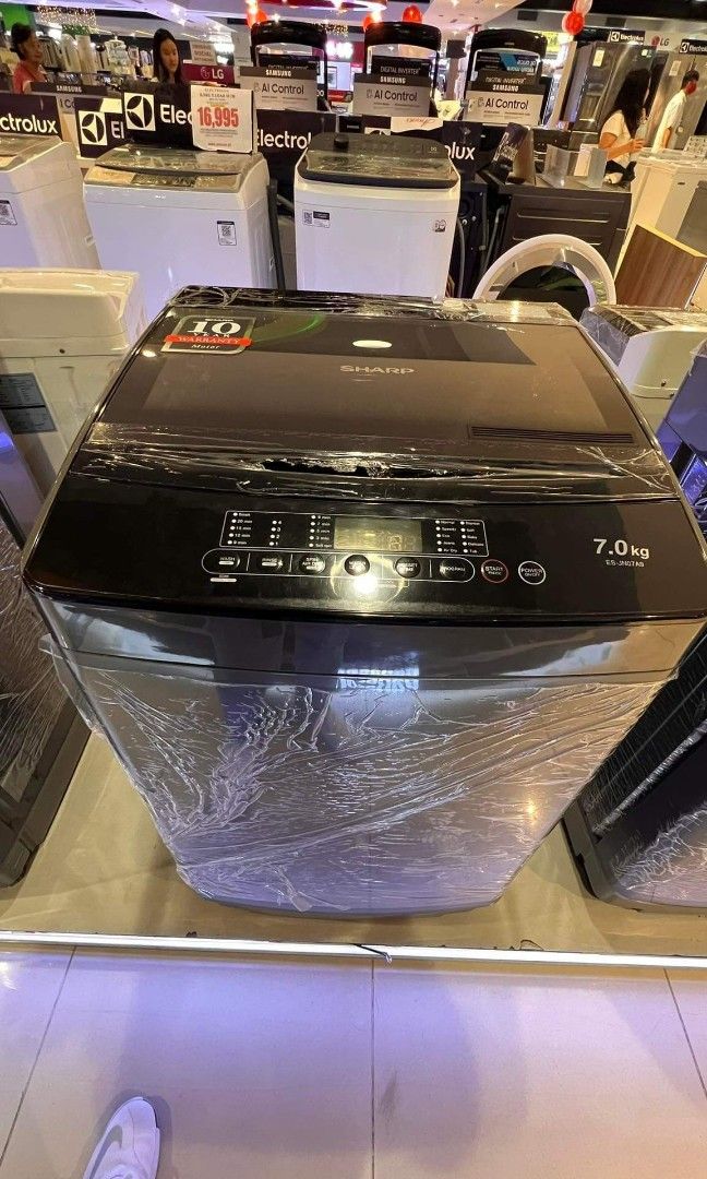 SHARP TOP LOAD FULLY AUTOMATIC WASHING MACHINE, TV & Home Appliances ...