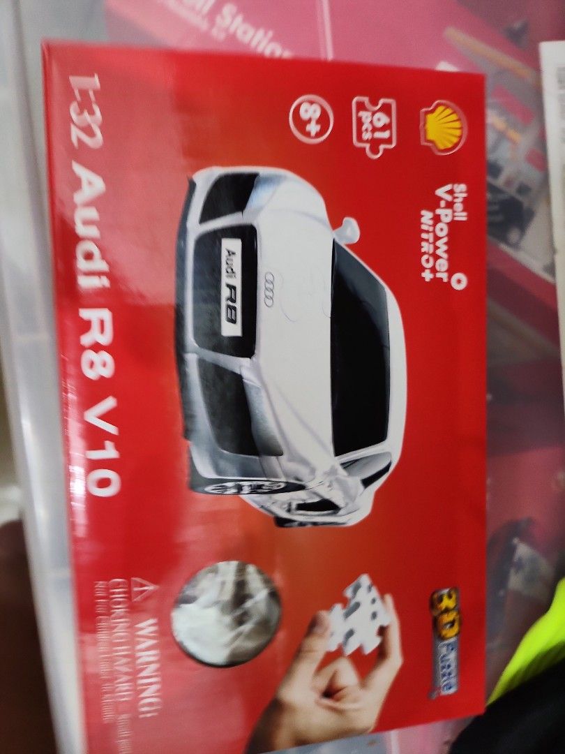 Shell audi r8 puzzle, Hobbies & Toys, Toys & Games on Carousell